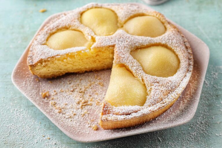 Pear & Almond Flan - Odlums