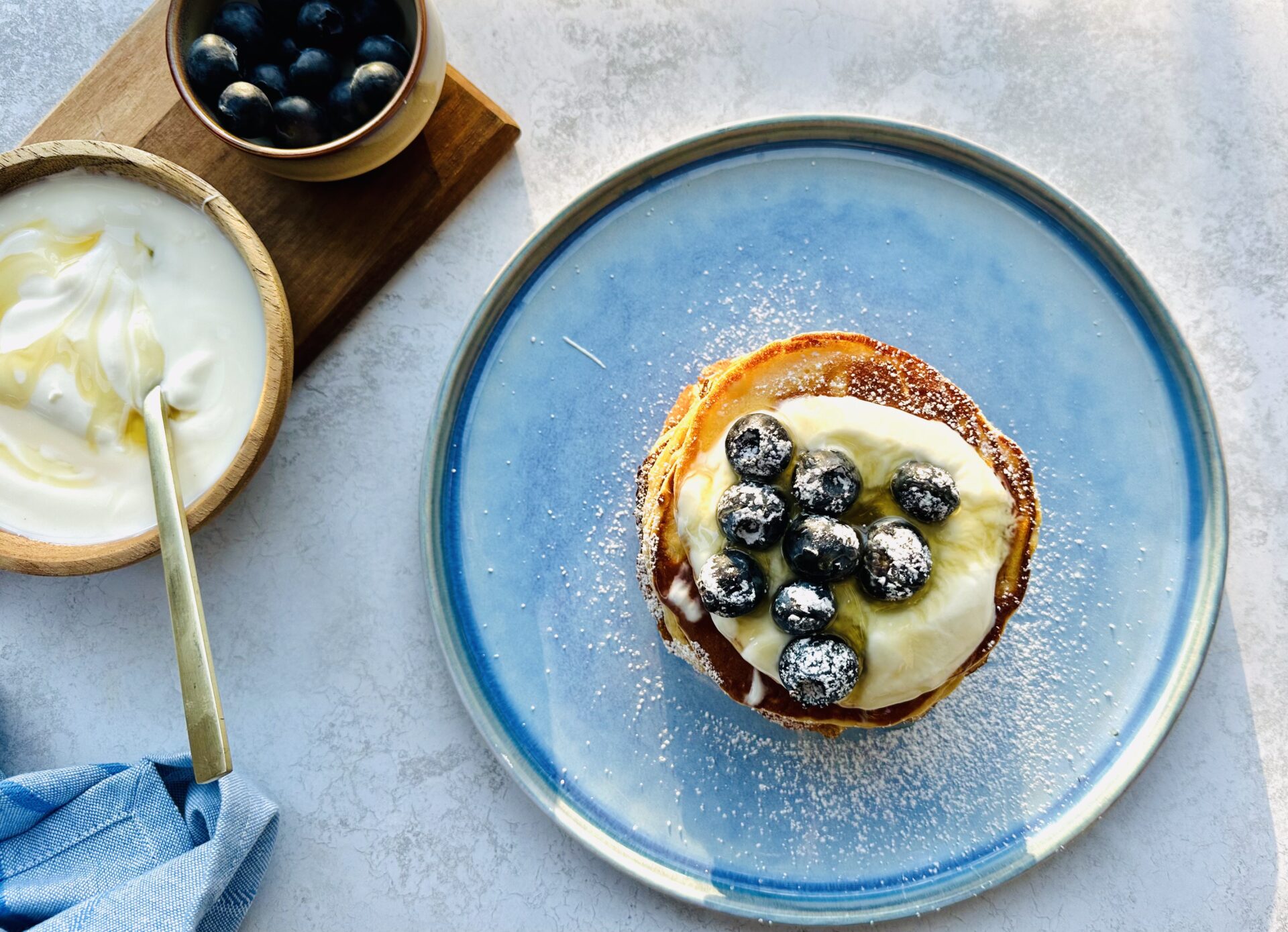 High Protein Blueberry Pancakes - Odlums